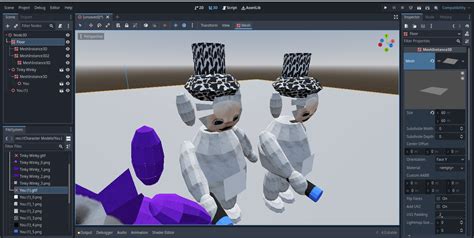 I Imported Models I Made Into Godot But Now Half Of Their Heads Are Gone Anyone Know Why I