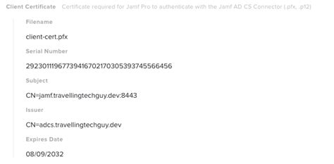 Troubleshooting With Postman Testing The Jamf Adcs Connector Client