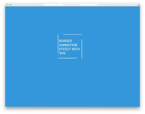 Contemporary Style CSS Border Animation Effects In UiCookies
