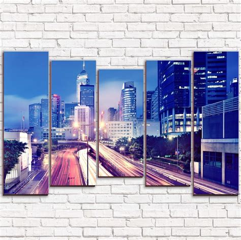 Модульная картина Ночной город арт. 5-2