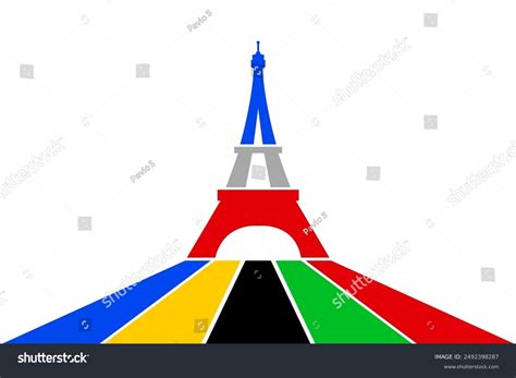 Colored Olympic Games Rainbow Lines Flag Stock Vector Royalty Free 2492398287 Shutterstock