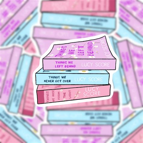 Lucy Score Series Sarah Maas Stickers Colleen Hoover Design