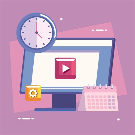 데스크톱의 디자인 및 개발 무료 벡터