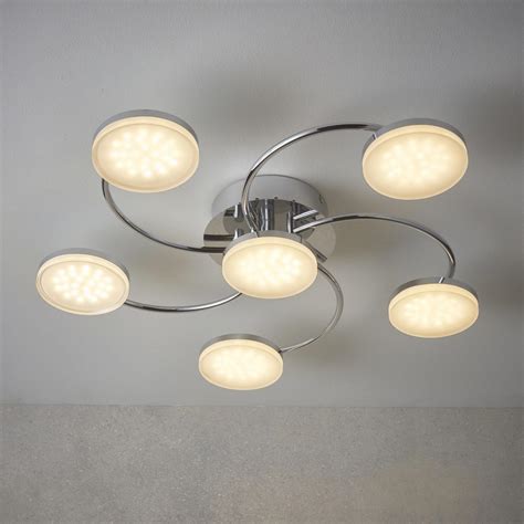 Helsinki Light Dimmable Led Semi Flush Ceiling Light The Lighting Superstore