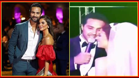 كريم فهمى يحتفل بعيد زواجه من زوجته دانيا البناوى بطريقة مميزة ورسالة