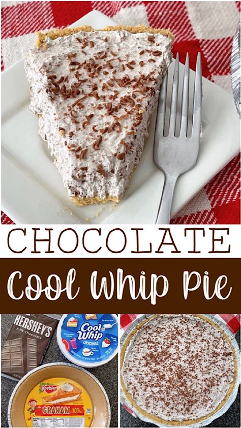 No Bake Chocolate Cool Whip Pie The Mommy Mouse Clubhouse