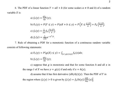 Solved 1 If We Have Two Independent Normal Random Variables