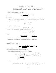 Problem Set 5 Pdf ACTSC 431 Loss Models 1 Problem Set 5 Note 7 Page 25 32 Note 8 9 1 Let N