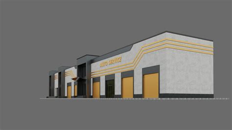 Auto Service 3d Model Turbosquid 2028934