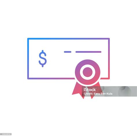 주식 증명서 그라데이션 색상 실선 아이콘 디자인입니다 인포그래픽 웹 페이지 모바일 앱 ui ux 및 gui 디자인에 적합합니다