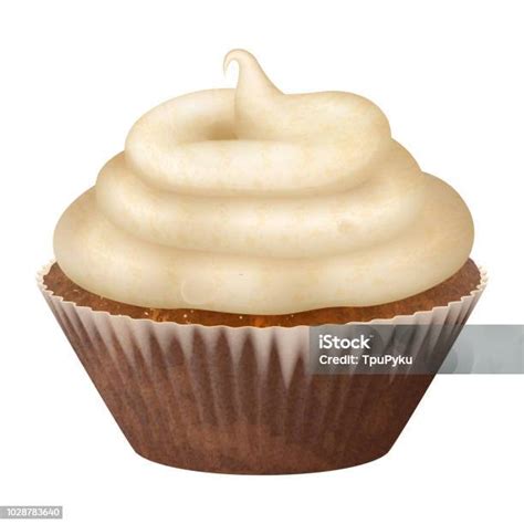 벡터 현실적인 컵 케 익 머핀 크림입니다 3d 아이콘 재고 Illustartion 3차원 형태에 대한 스톡 벡터 아트 및 기타 이미지 3차원 형태 거품 내기 공휴일