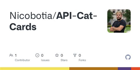 GitHub Nicobotia API Cat Cards