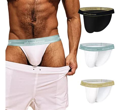 Calzón Tanga De Sexy Bikini Briefs Para Hombre Pack De 3 Meses Sin