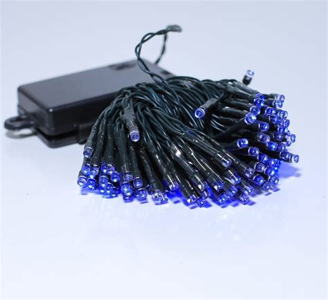 Christmas 200 Led Outdoor Battery Operated Timer Lights 8 Function 20m Multicolor Cold