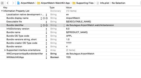 Xcode Build Watchkit App Embedded Binary Validation Utility Stack