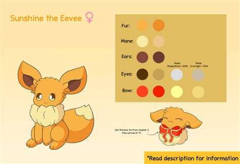 Character Info Sunshine The Eevee By Yunnir On Deviantart