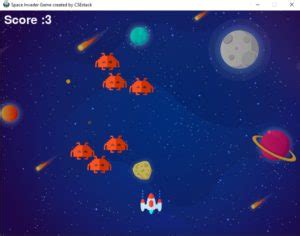 Python Space Invaders Game Project Source Code