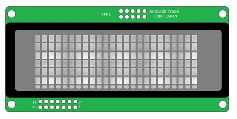 Arduino And The Noritake 24x6 Vfd Module Vacuum Fluorescent Display