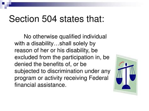 PPT SECTION 504 PowerPoint Presentation Free Download ID 5102195