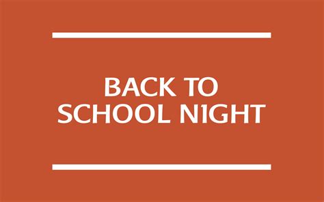 Back To School Night Monterey Bay Charter School