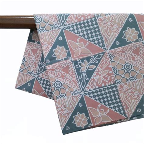 Jual Kain Batik Cap Katun Warna Coksu Salem Hijau Motif Tambal Shopee Indonesia