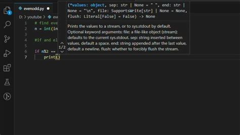 Find Even And Odd Python Code Learn Code Youtube