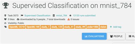 Machine Learning What Does A Run Represent On Openml Stack Overflow