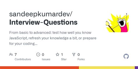 Github Sandeepkumardevinterview Questions From Basic To Advanced