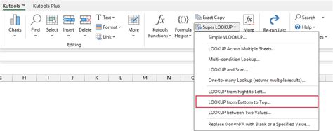How To Vlookup Matching Value From Bottom To Top In Excel