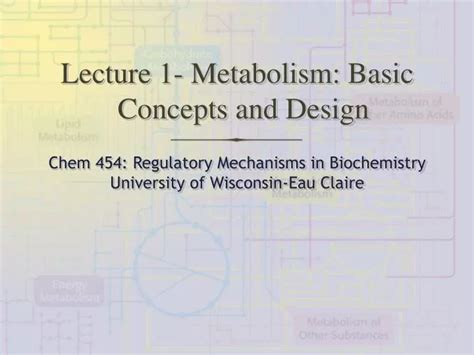 PPT Lecture Metabolism Basic Concepts And Design PowerPoint Presentation ID