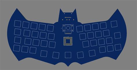 GitHub Protieusz Batarang Batman Theme Inspired Pcb Keeb