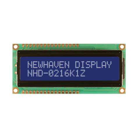 2x16 Character Lcd Stn Blue Display With White Side Backlight