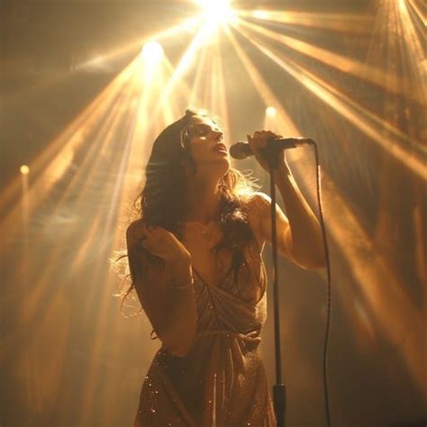 Free Singer Under Spotlights Image Download At Stockcake
