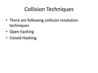 Hash Table Info Pptx