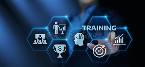 Training Webinar E Learning Skills Business Internet Technology Concept Stock Image Image Of