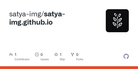 Github Satya Imgsatya