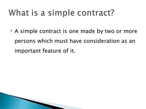 Contract Lesson Plan PPT