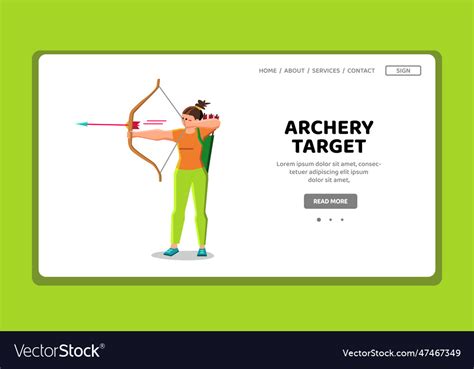 Archery Target Royalty Free Vector Image VectorStock