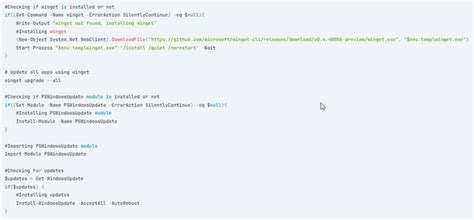 Automate Windows Updates And App Updates With A Powershell Script