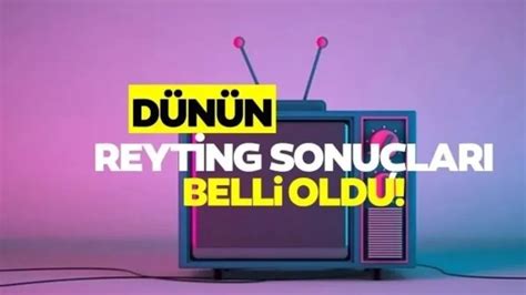 Reyting Sonuçları Açıklandı 16 Ekim Total Ve Ab Reyting Sonuçlarıyla