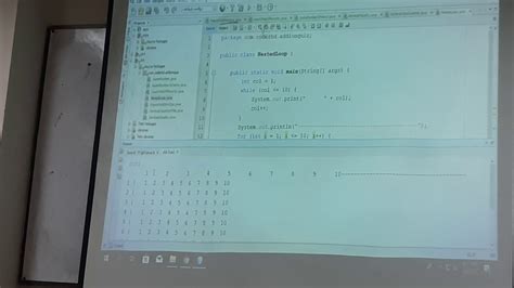 Nested Loop Java Programming Youtube