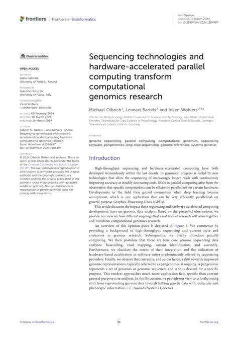 Pdf Sequencing Technologies And Hardware Accelerated Parallel Computing Transform