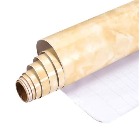 Marble Contact Paper 600x1000mm Pvc Sticky Wallpaper Brown Marble 4pcs