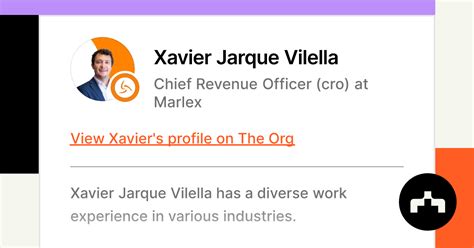 Xavier Jarque Vilella Chief Revenue Officer Cro At Marlex The Org