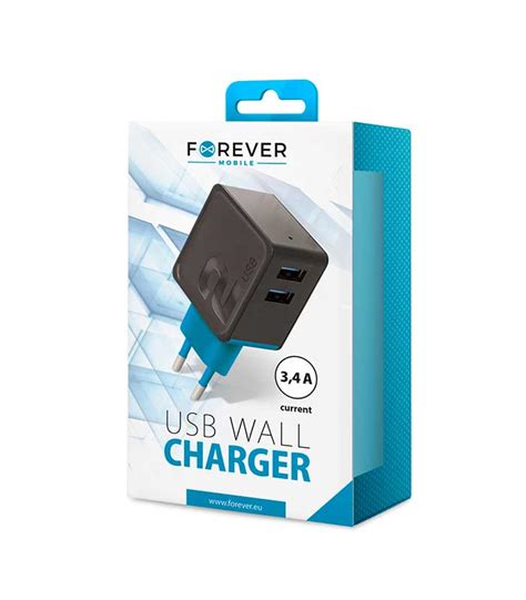 Forever TC xUSB Wall Charger A Μαύρο MrBig gr