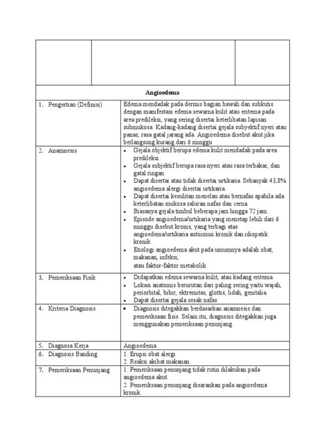 Angioedema Pdf