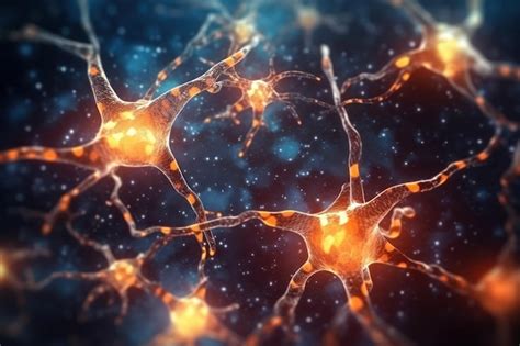 Premium Ai Image Active Nerve Cells Neural Networks And Electrical