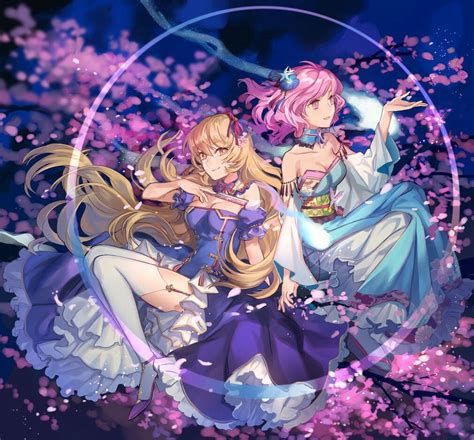 Yukari Yuyuko Yakumo Anime Cute Pictures