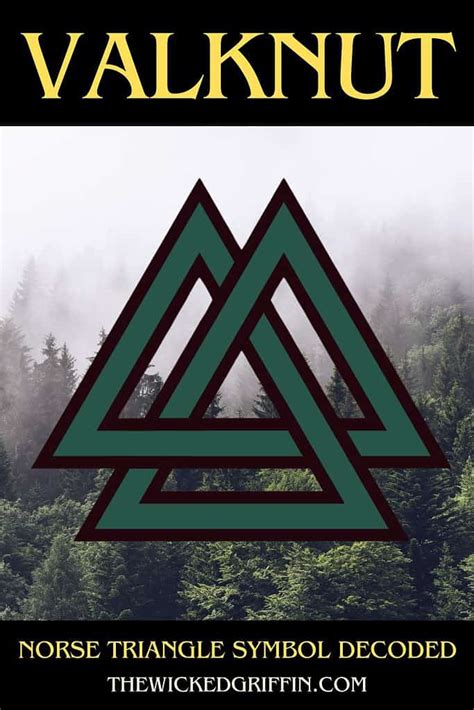Norse Valknut Symbol Meaning My First Vegvisir And Valknut By Bartek