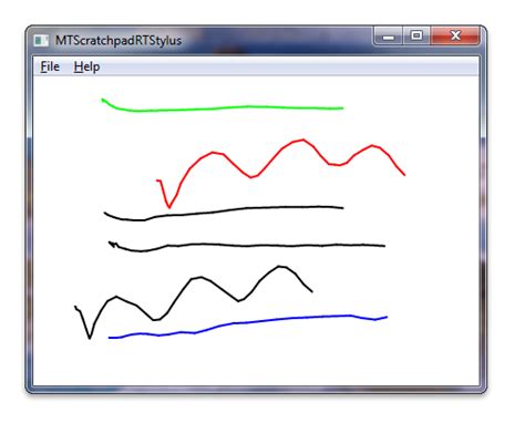 windows touch scratchpad using the real time stylus sample c